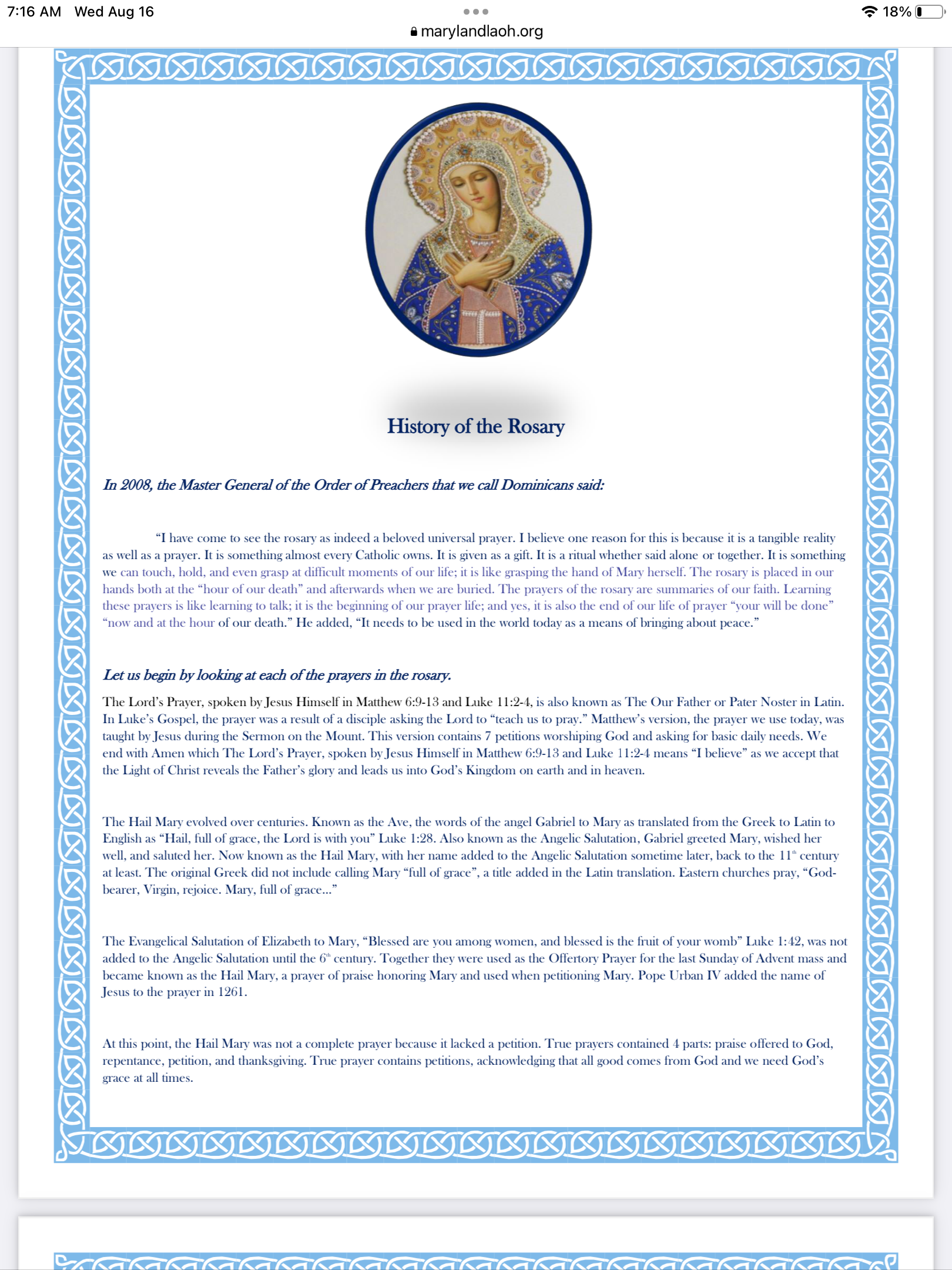 The Rosary – StreetEvangelist